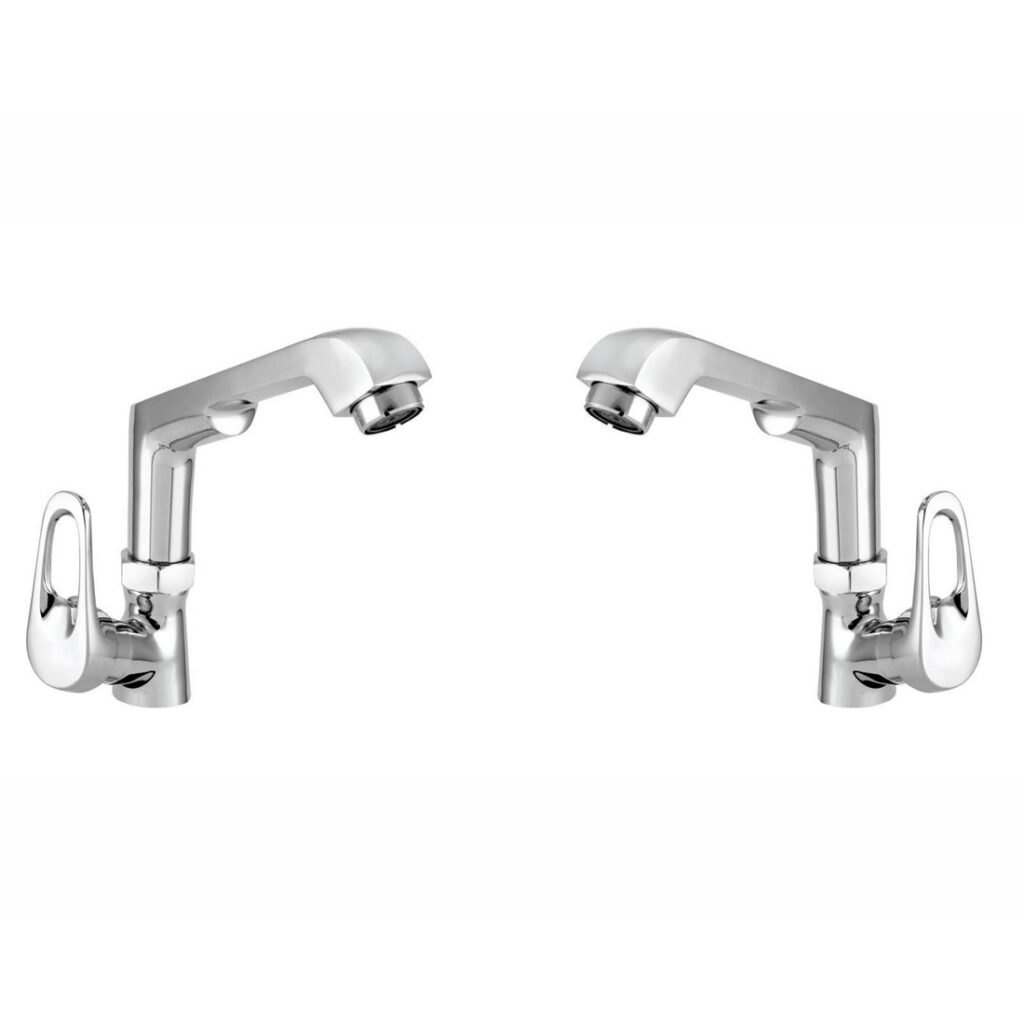 Qblu Crown Swan Neck Tap for Wash Basin (Pack of Two) – Qblu Sanitation
